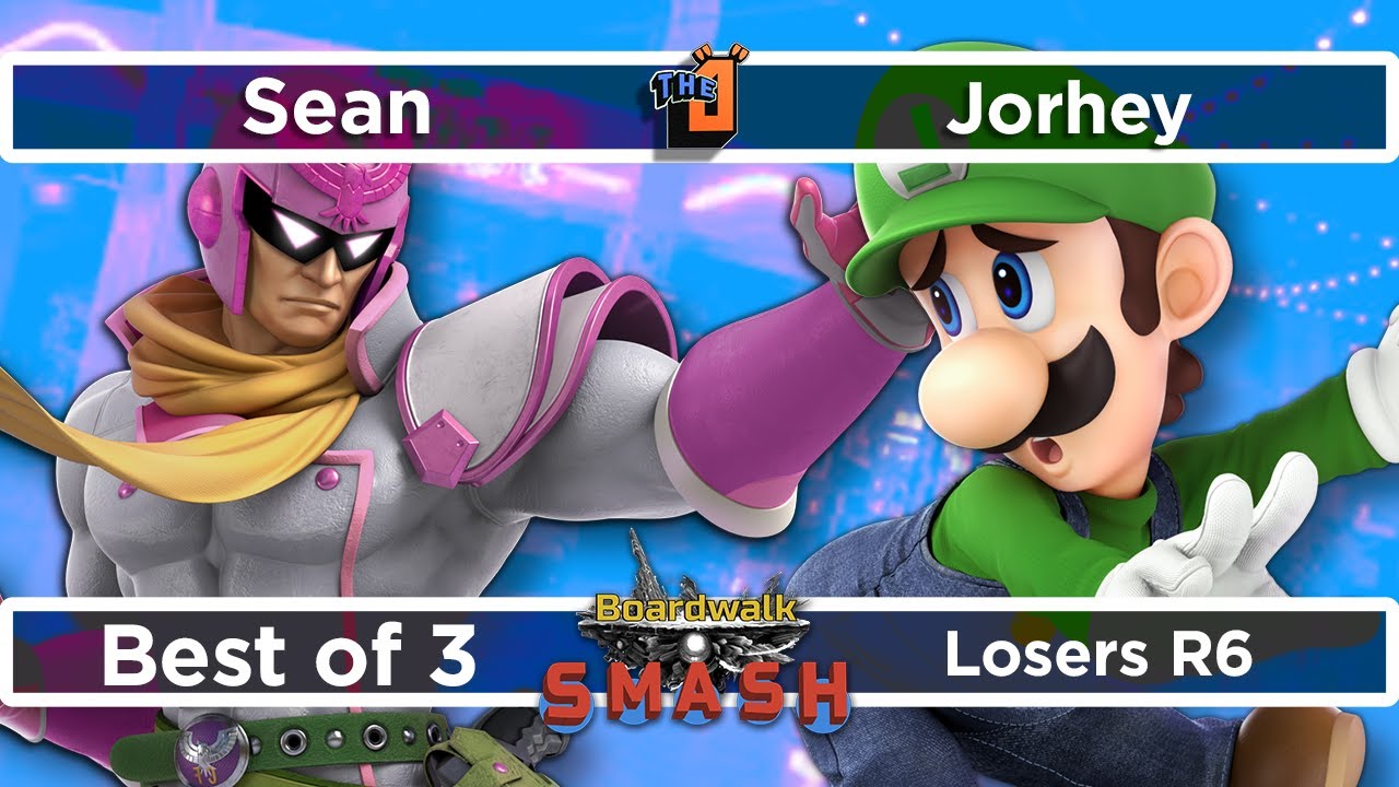 Sean (C. Falcon) vs Jorhey (Luigi) Losers R6 - Boardwalk Smash #29 ...