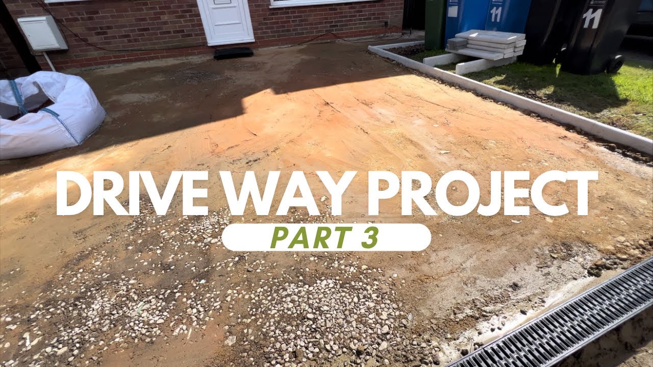 Drive way project. Part 3 - YouTube