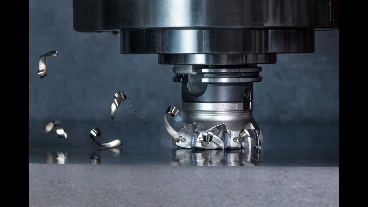 Removing tons of chips High feed milling - YouTube