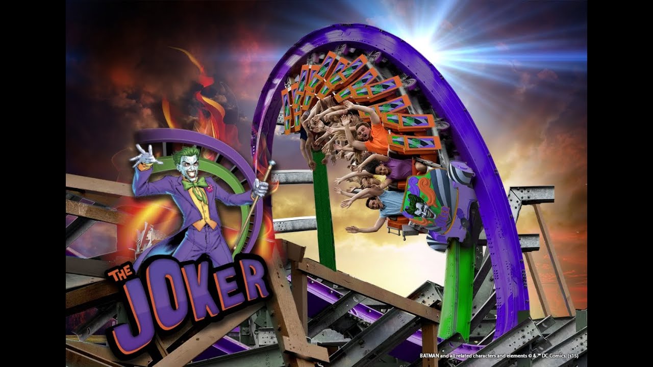 The Joker Six Flags Discovery Kingdom Official Full Ride POV - YouTube