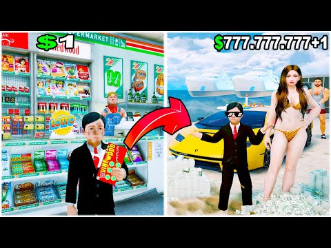 FAKİR ÇOCUK CEBİNDEKİ SON PARAYLA KAZI KAZAN ALIYOR! - GTA 5