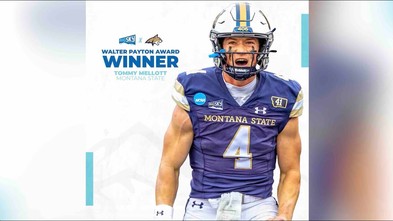Tommy Mellott, Montana State: 2024 Walter Payton Award Winner - YouTube