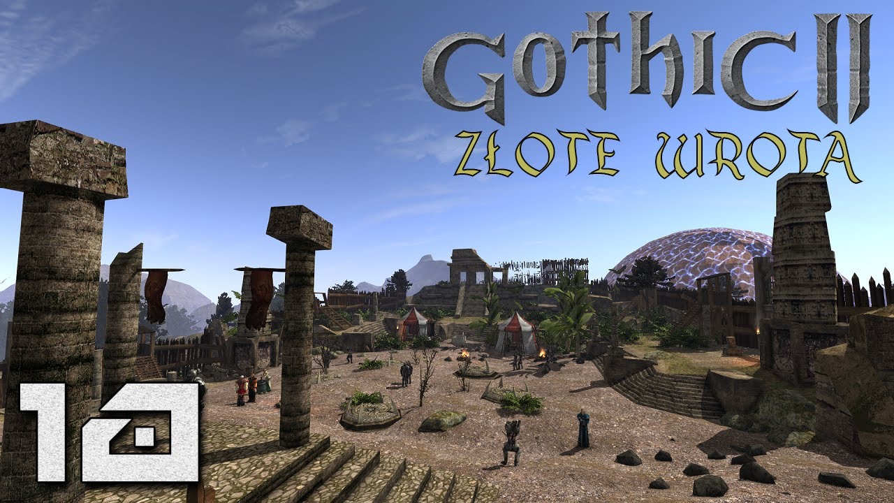 Gothic II Złote Wrota - Magiczna Bariera [#10] - YouTube