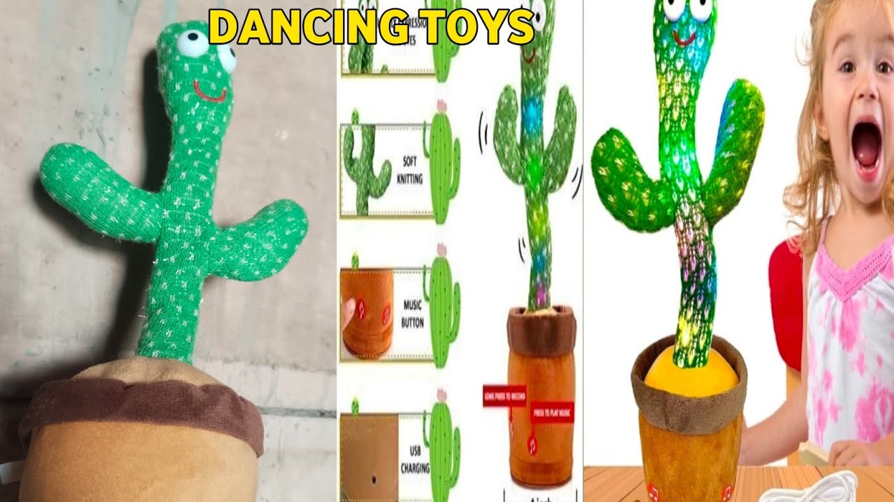 Dancing Cactus Unboxing & Review || TalkingCactus Review electric - YouTube