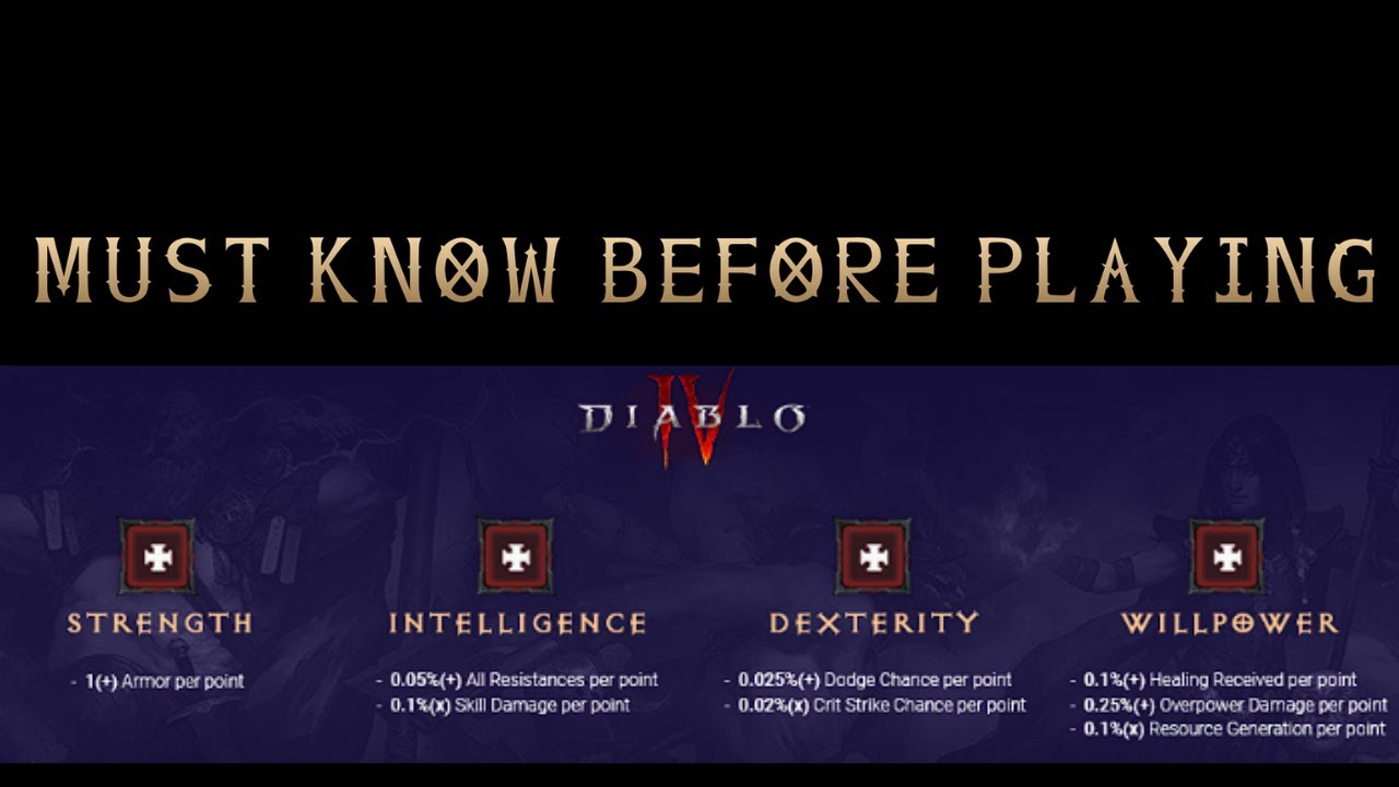 D4 Stats Explained - YouTube