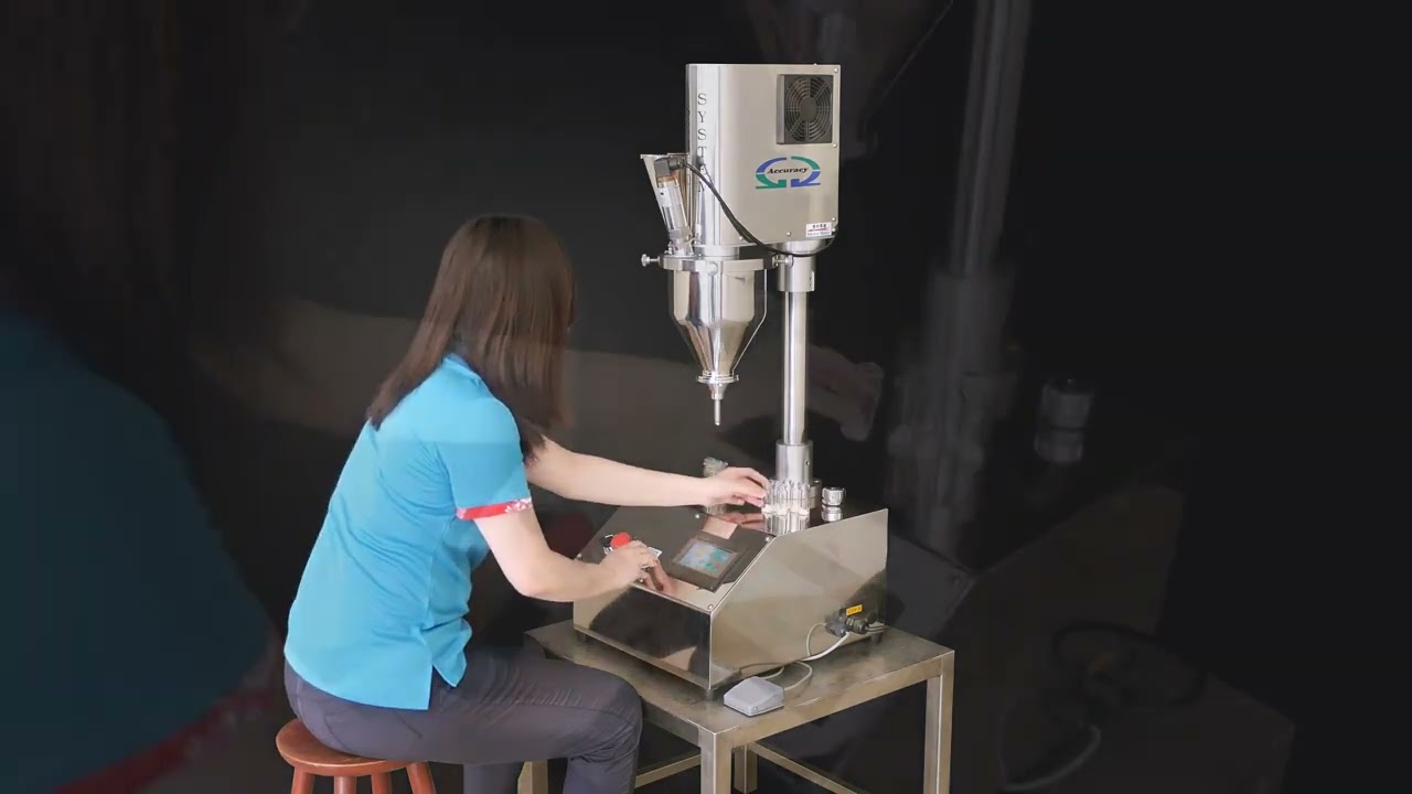 Semi-auto Auger Type Powder Metering Filling Machine- Auger Enterprise ...