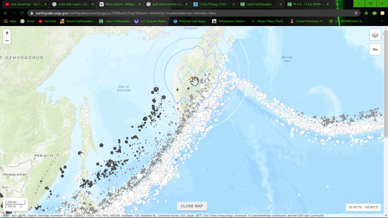 DEEP Large 6.4 Earthquake Esso Russia 9/14/2020 - YouTube