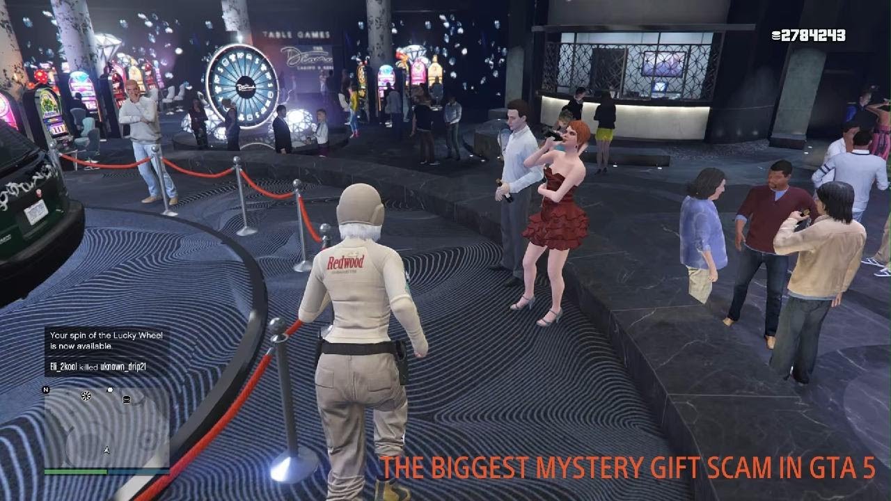 THE BIGGEST GTA 5 SPIN WHEEL SCAM ONLINE - YouTube