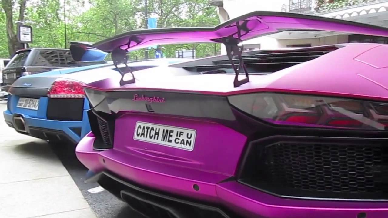 AWESOME FUSCHIA Lamborghini Aventador lp760 4 by Oakley Design!! - YouTube