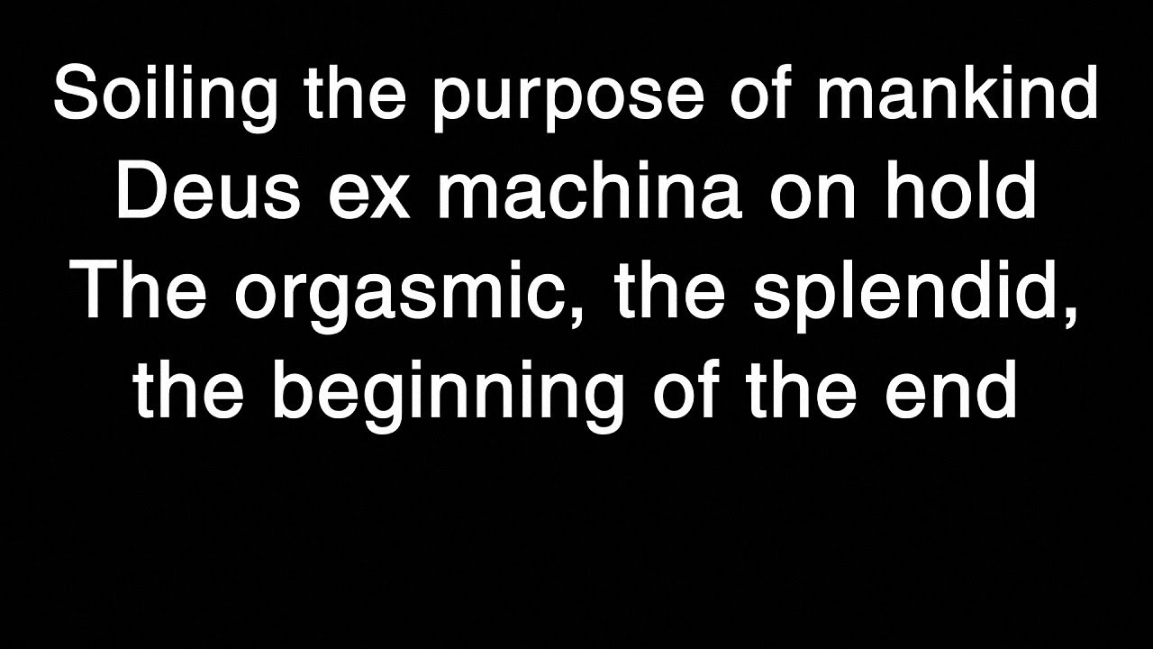 Meshuggah - I Remastered with Lyrics [HQ] - YouTube