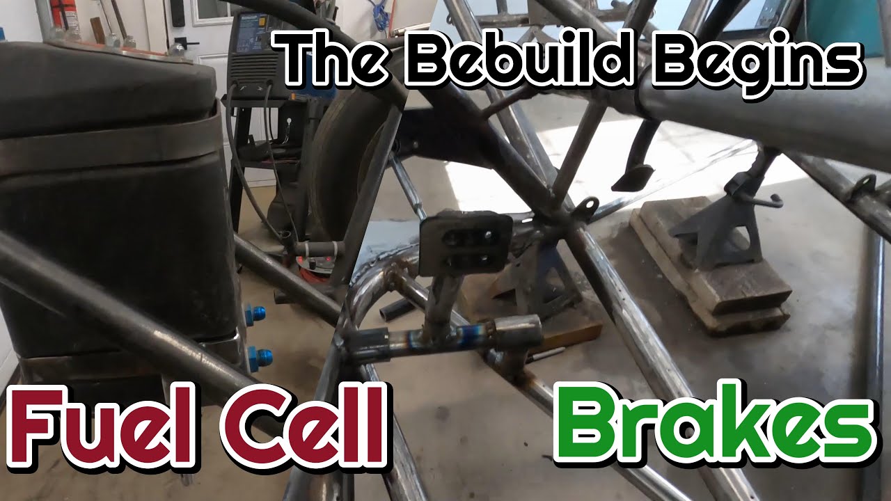 Rebuild Begins, Fuel cell mount and we Have Brakes! - YouTube