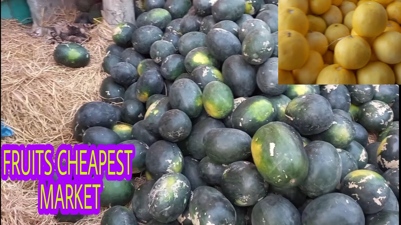 FRUITS CHEAPEST MARKET - YouTube