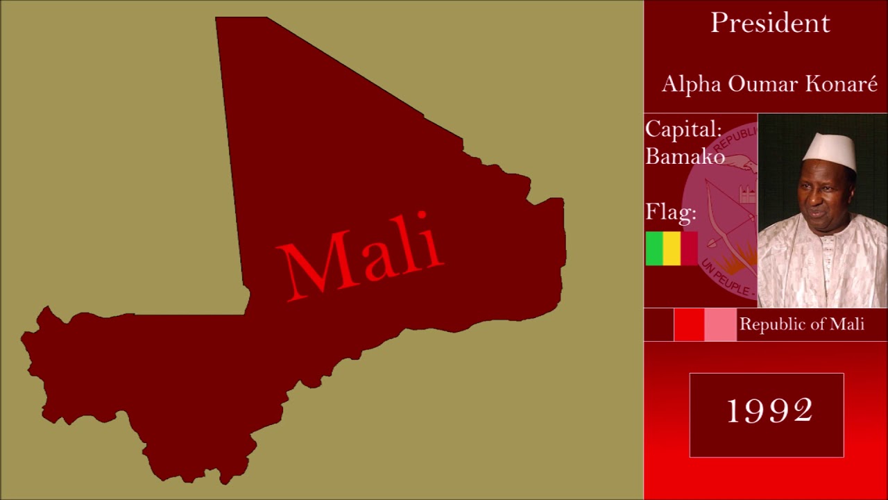 The history of modern Mali: every year - YouTube