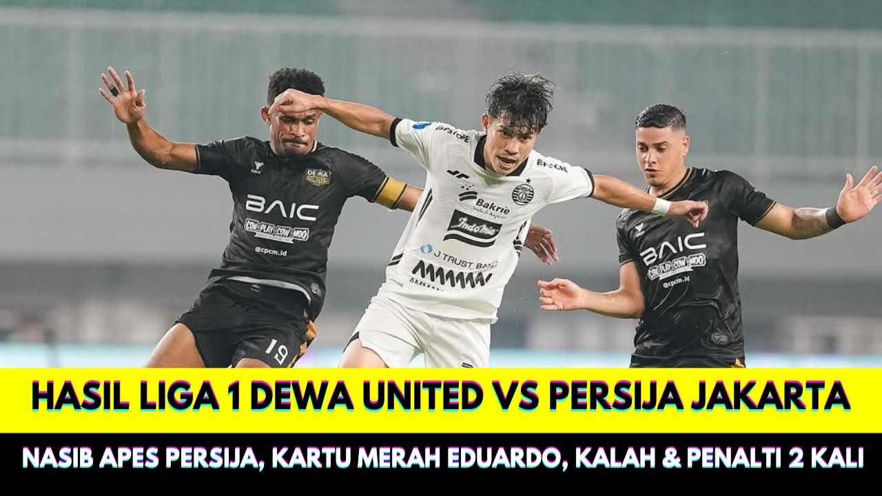 🔴Hasil Liga 1 Kartu Merah Eduardo! Brace Penalti Alex Martin, Persija ...