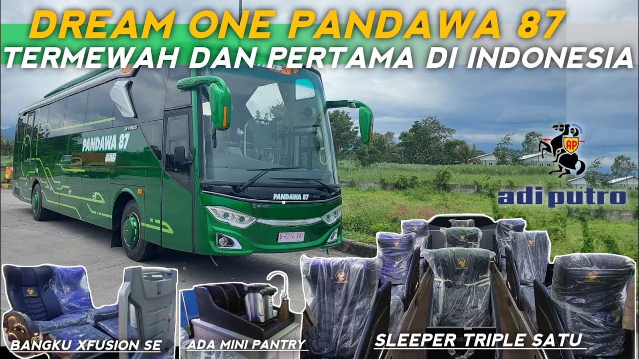 PERTAMA DI INDONESIA 2 MERK BANGKU DALAM 1 BUS ‼️ DENGAN KONSEP SLEEPER ...