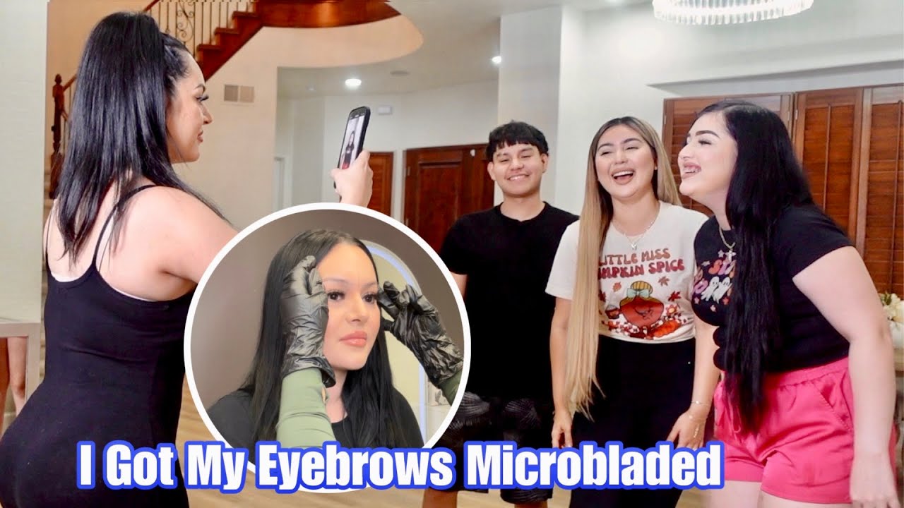 Our NEW FAMILY Project!!! 😁 Candy Gets Eyebrows MICROBLADED!!!! - YouTube