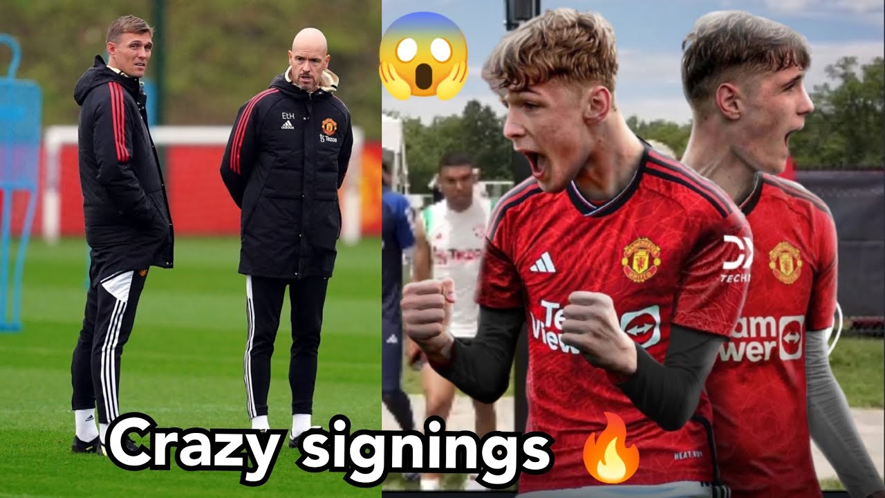 Welcome to Man United 🔥,Jack Fletcher & Tyler Fletcher, two players ...