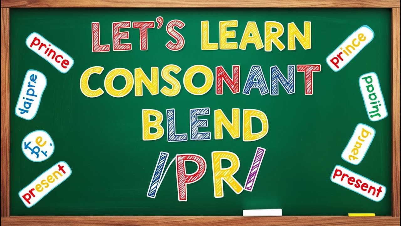 Learning to Read Consonant Blend / pr /- with Sounds & Pictures ...