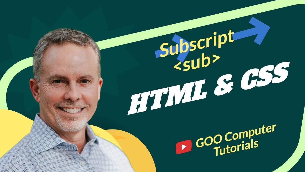 Html And Css Tutorials For Beginners 19 Html Subscript Youtube 2799