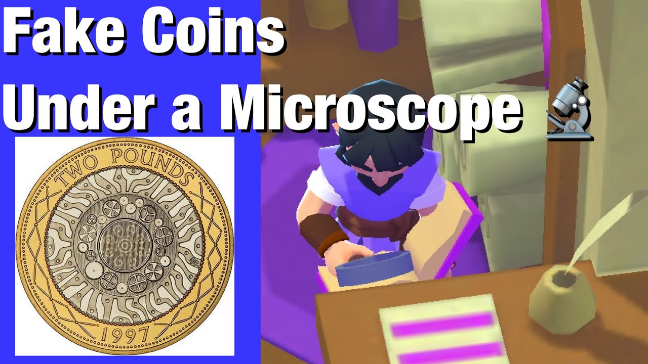 We look at Fake £2 Coins under a Microscope! - YouTube