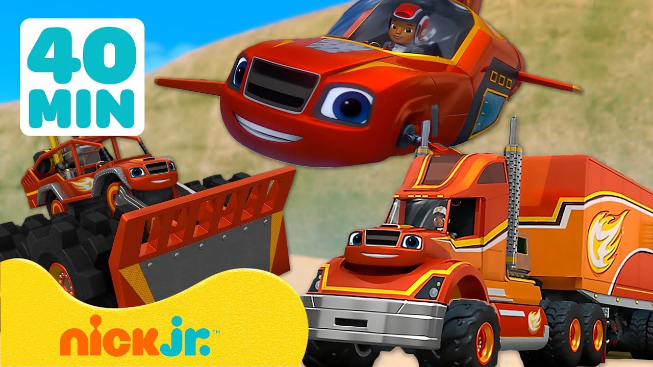 Blaze e le Mega Macchine | Blaze si trasforma in Big Rig Blaze! + Altre ...