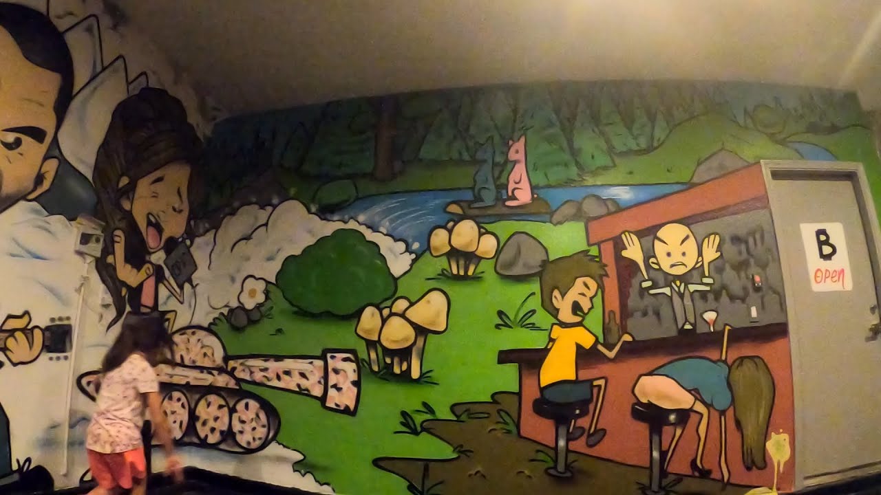 Rock and Roll Father and Daughter Graffiti Art - YouTube