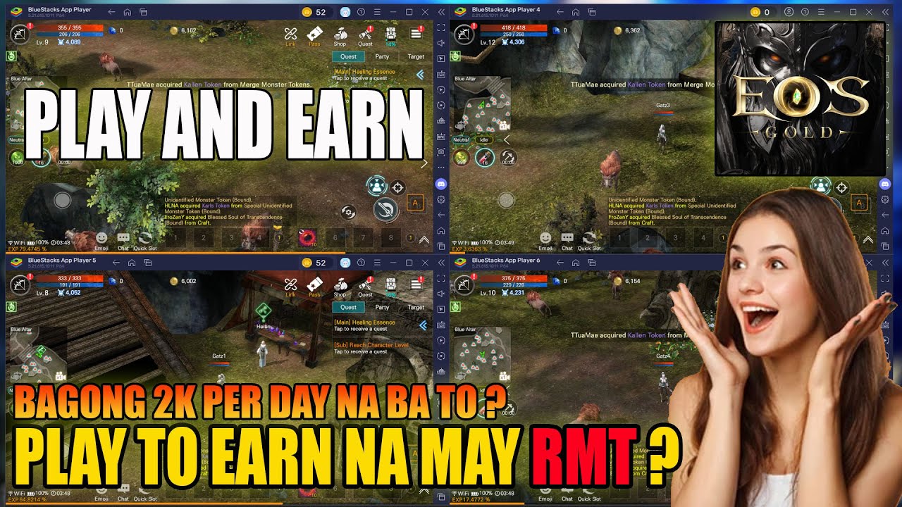 NEW FREE TO PLAY AND EARN WITH RMT GAME EOS GOLD | MULTI IS ALLOWED ...