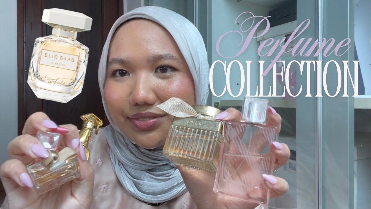 ASMR| PERFUME COLLECTION glass tapping and whispering - YouTube