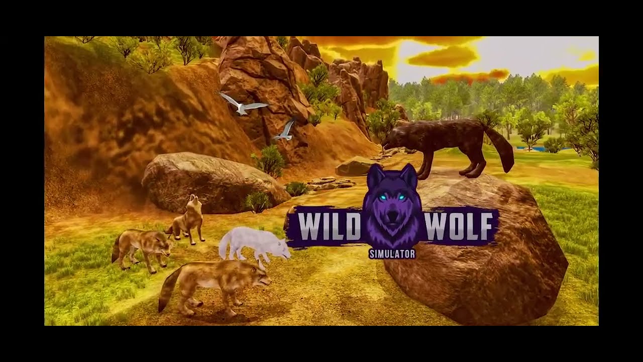 Wild Wolf Simulator Wolf Games - YouTube
