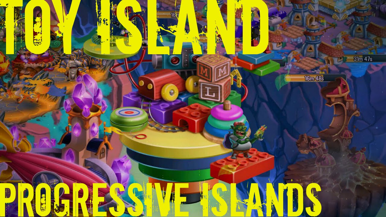 Monster Legends - Toy Island - Progressive Island - YouTube