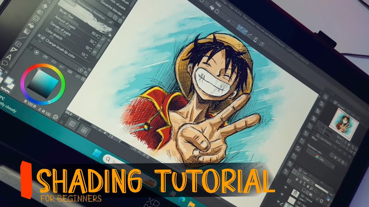 Easy Anime Shading Tutorial for Beginners in Ibispaint X |Anime Cell ...