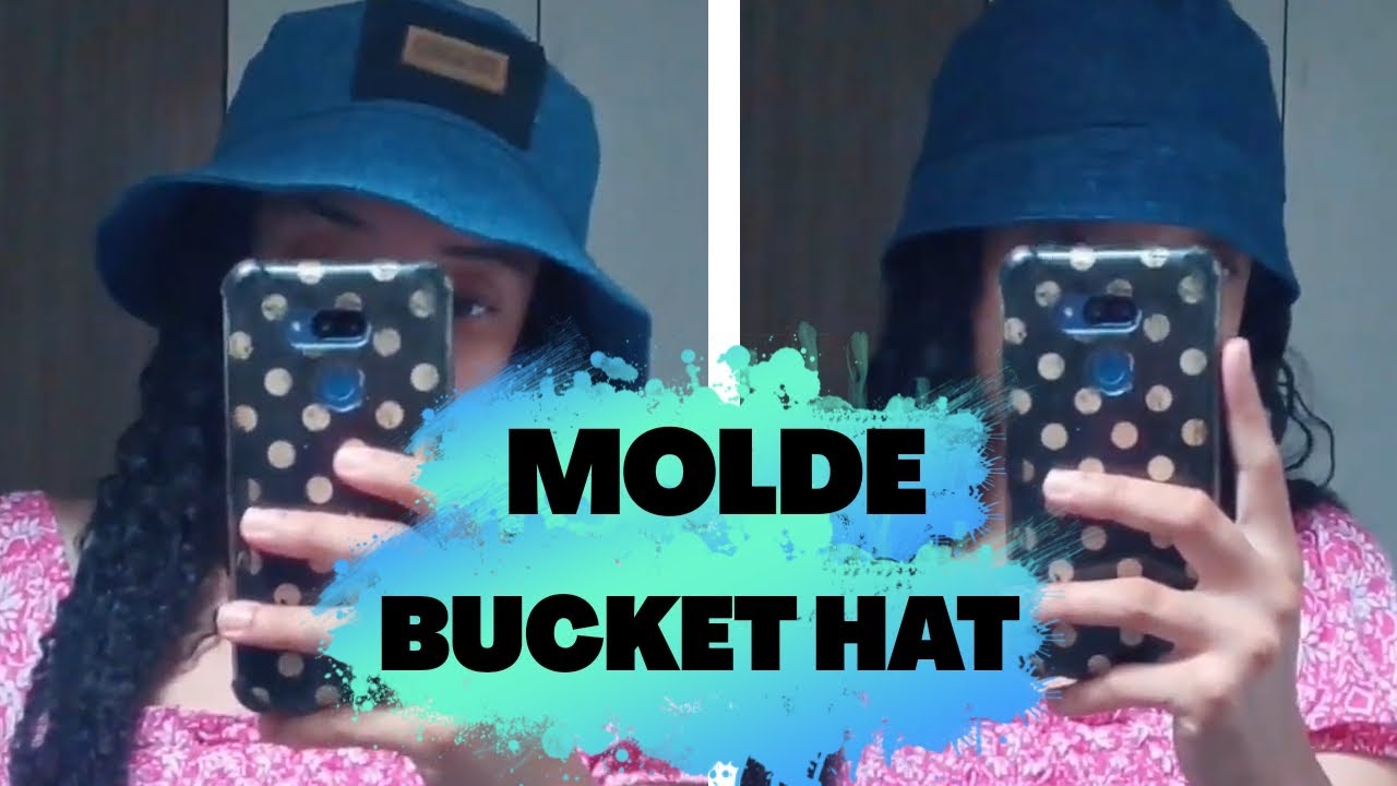 MOLDE BUCKET HAT|COMO EU FIZ+DETALHES NA DESCRIÇÃO - YouTube