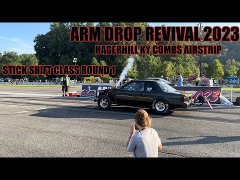 Kent Rose Arm Drop Revival Stick Shift Class round 1 #dragrace # ...