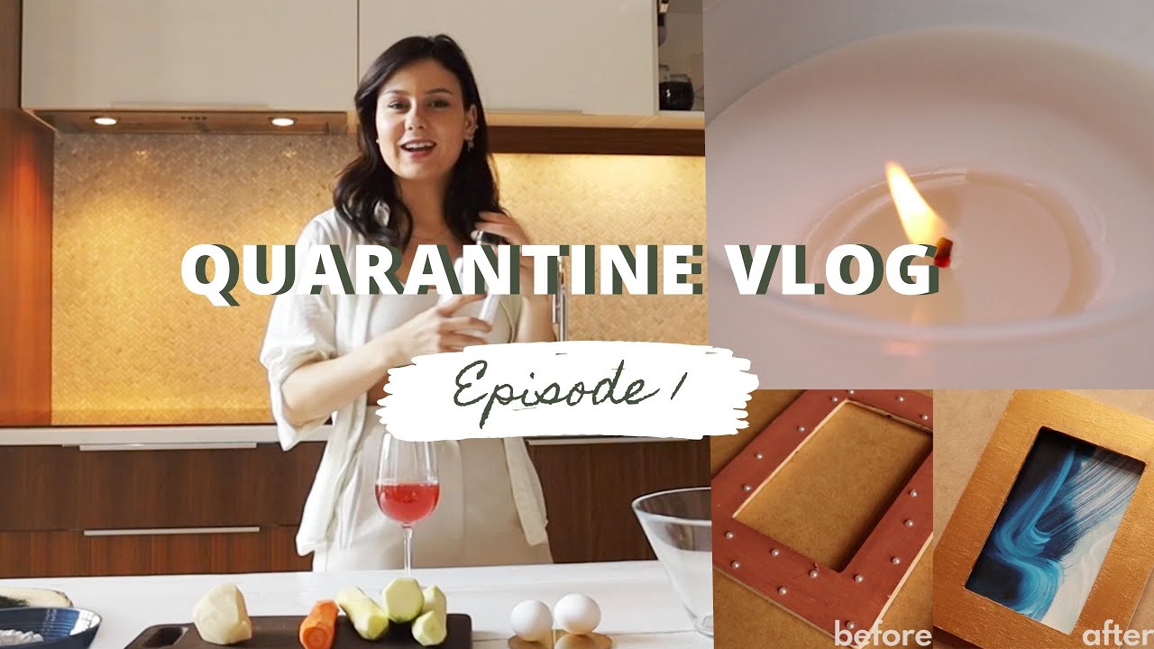 Quarantine Vlog - Episode 1 ~ Cooking Turkish Food & DIY - YouTube