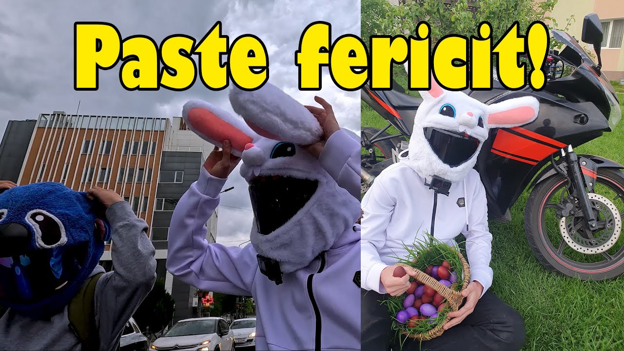 Un iepure pe motor... | Paste fericit! - YouTube