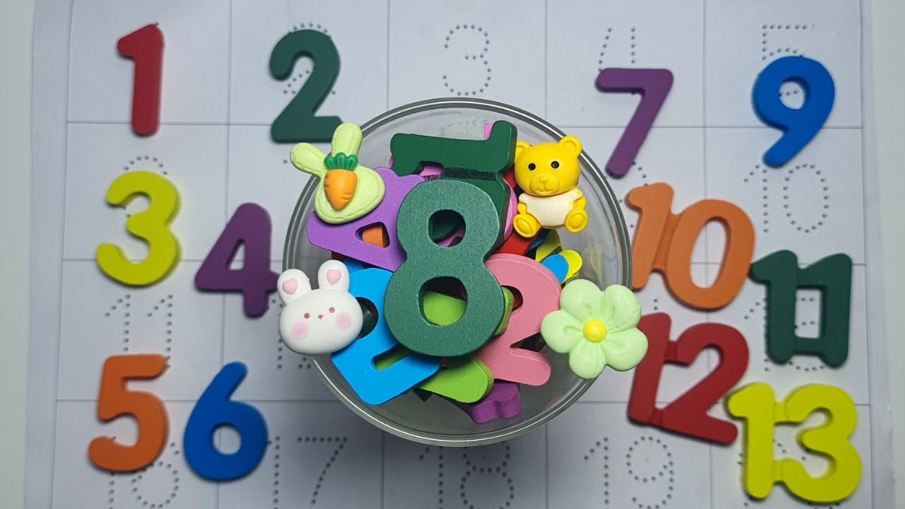 1 to 100 counting, ABC, 123 Numbers, kids rhymes, learn to count, One ...