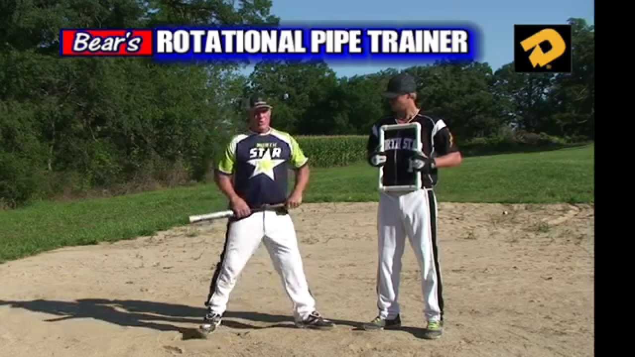 Softball Hitting Tips $3 Rotational Trainer Eliminates Lunging SM#18 ...