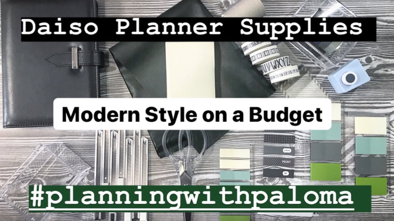 Daiso Planner Supplies Haul | $4 Binder Planner and $1.50 Supplies ...