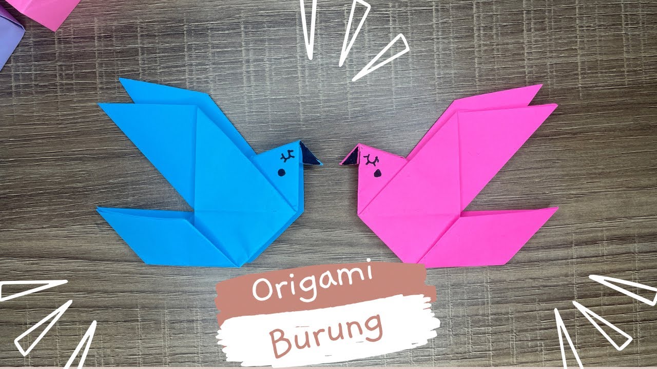 Origami burung | How to make origami bird - YouTube