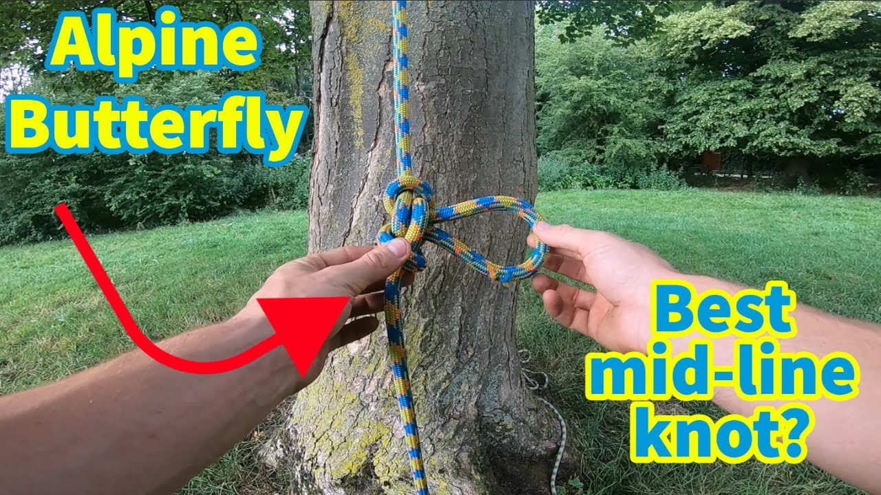 How to tie a Alpine Butterfly - Arborist knots - YouTube