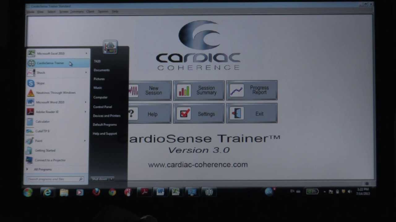 InBody YourSelf - Using the CardioSense Trainer 2 of 4, software setup ...