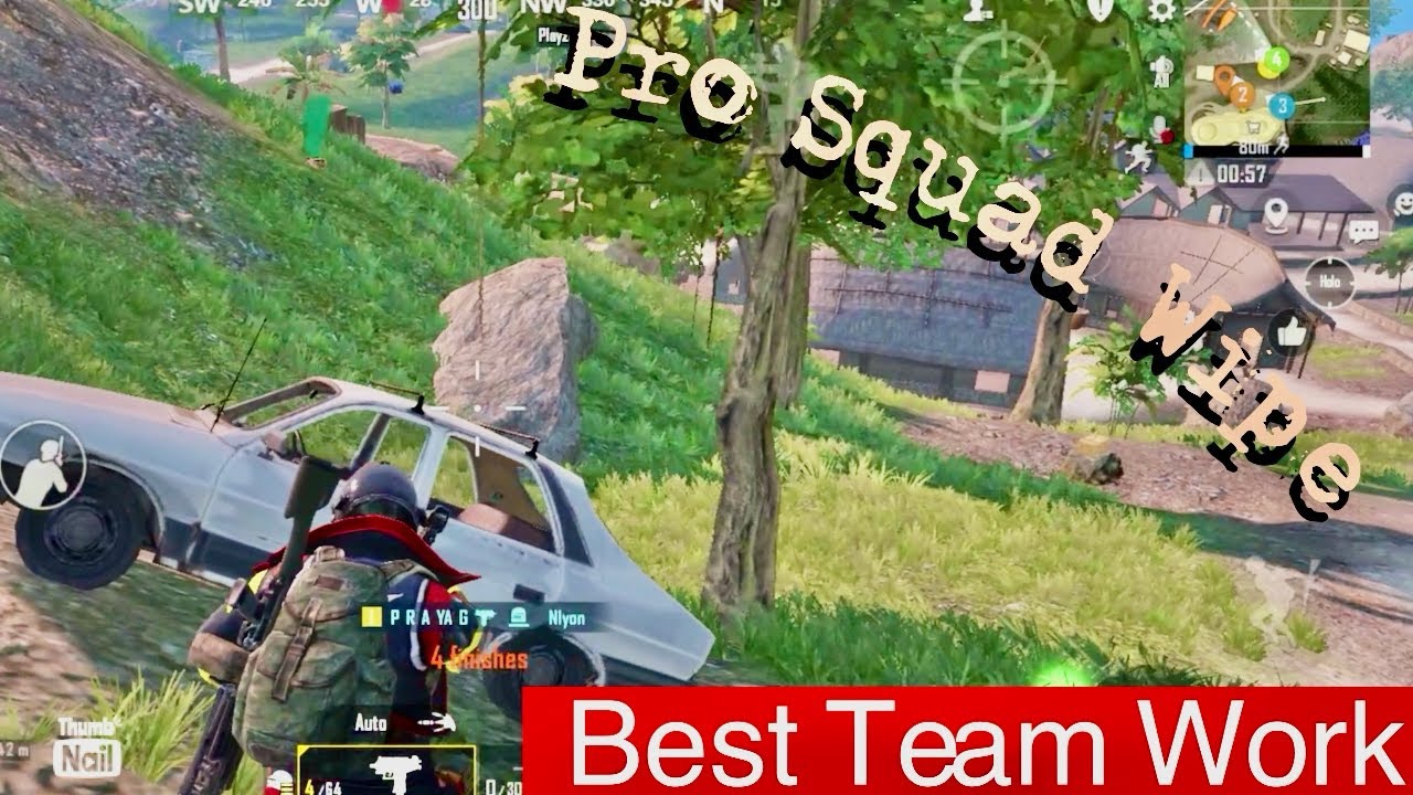 Pro squad wipe with team work,bgmi gameplay,pbgm gameplay - YouTube