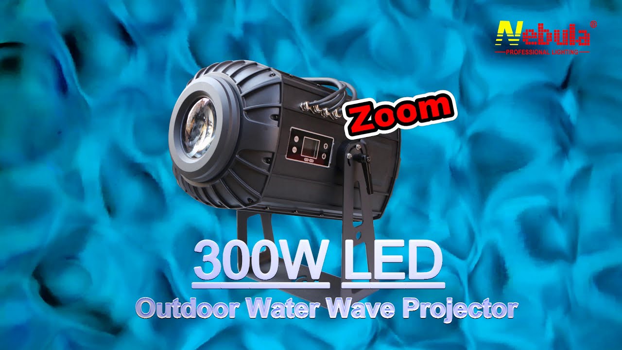 300W LED Water Ripples Light - YouTube