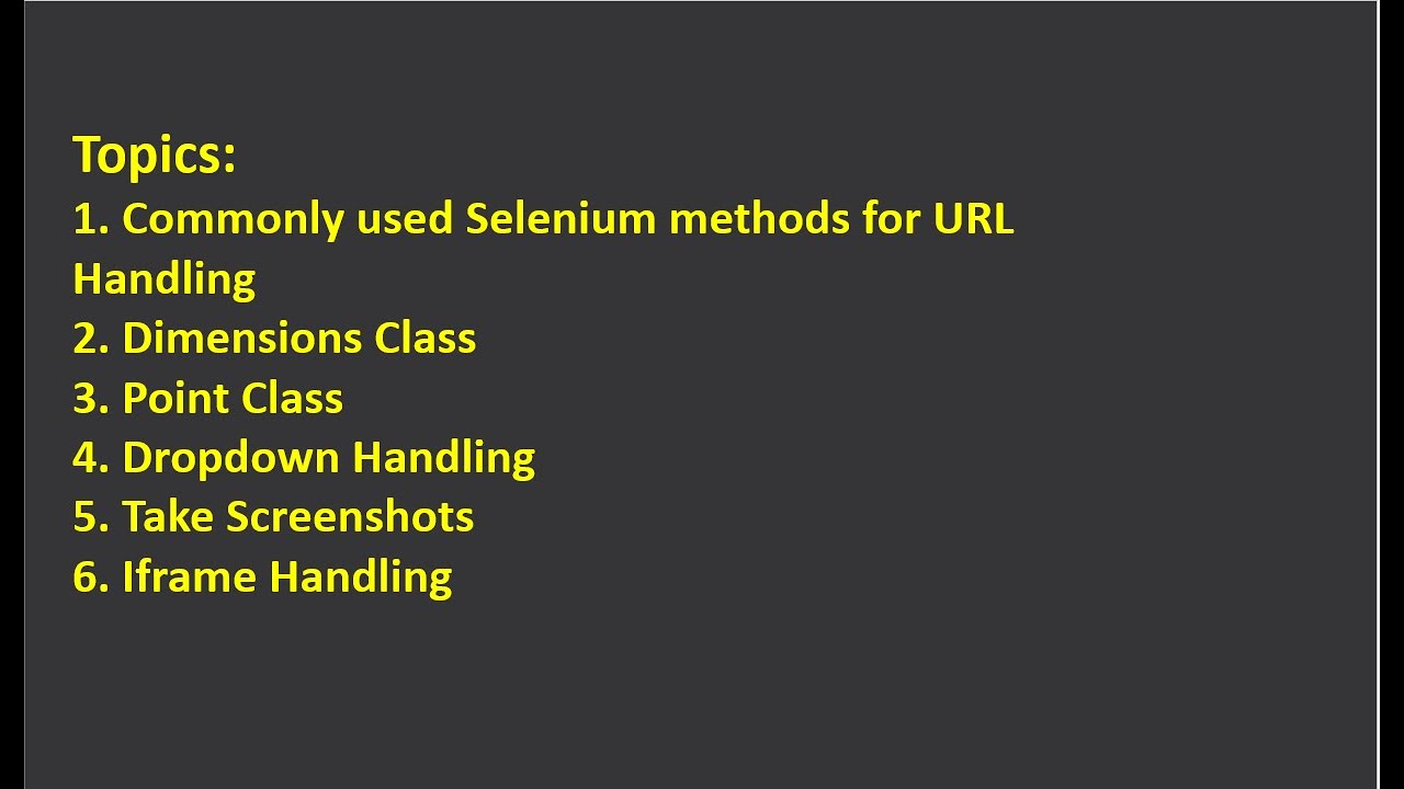 Selenium Automation Testing Tutorial Java Selenium Automation Testing