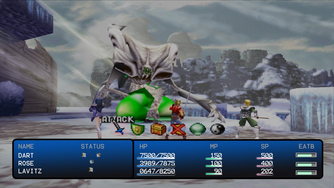 Legend of Dragoon - Hard Mode - Ultimate Boss #3 (EATB) - YouTube