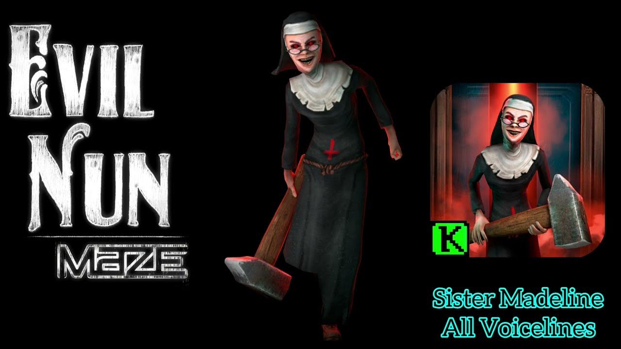 All Voicelines Of Sister Madeline In Evil Nun Maze - YouTube