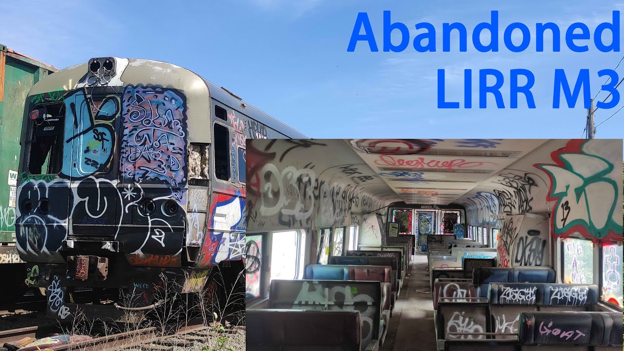 Abandoned LIRR M3 Train in Long Island City|Long Island Railroad - YouTube