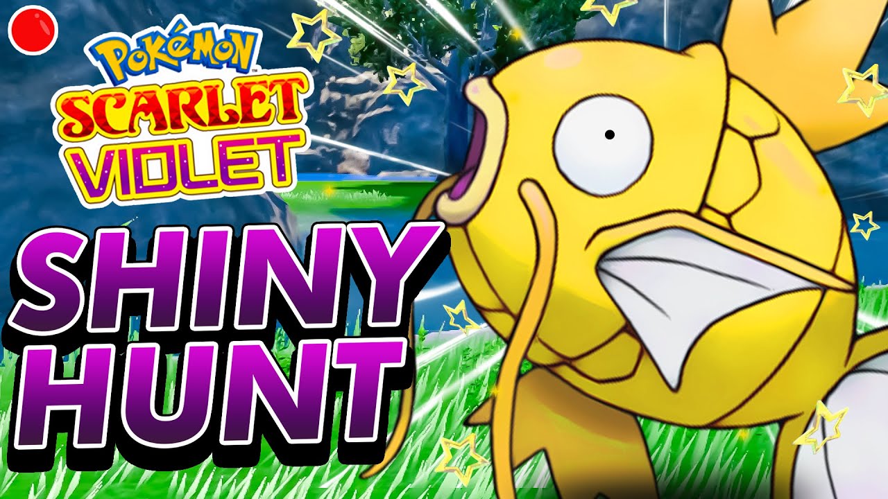 LIVE! Lv 100 MAGIKARP Shiny Hunting in Pokemon Scarlet and Violet TEAL ...
