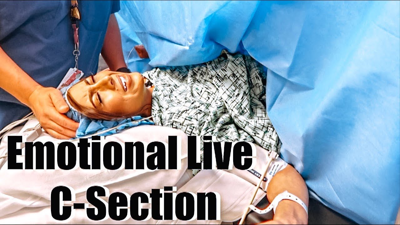 EMOTIONAL LIVE C-SECTION 2019| BIRTH VLOG| SINGLE MOM| SECOND PREGNANCY ...