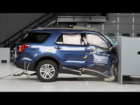 2018 ford explorer crash test - YouTube